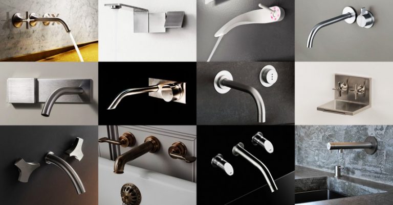 18 Modern Wall Mount Faucets to Give Your Bathroom The Wow Factor